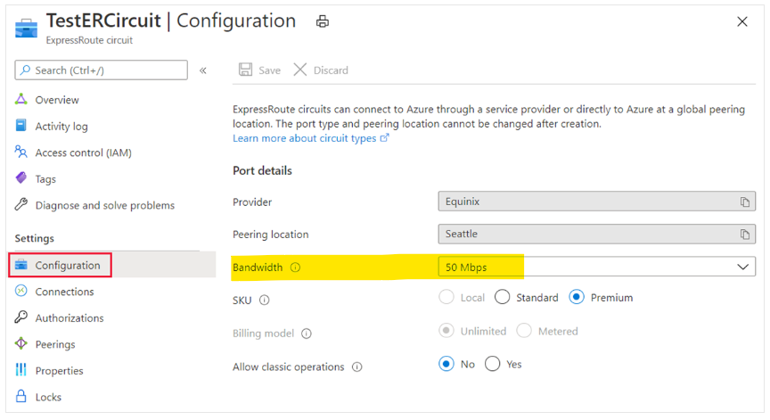 New Express Route Connectivity - Microsoft Q&A