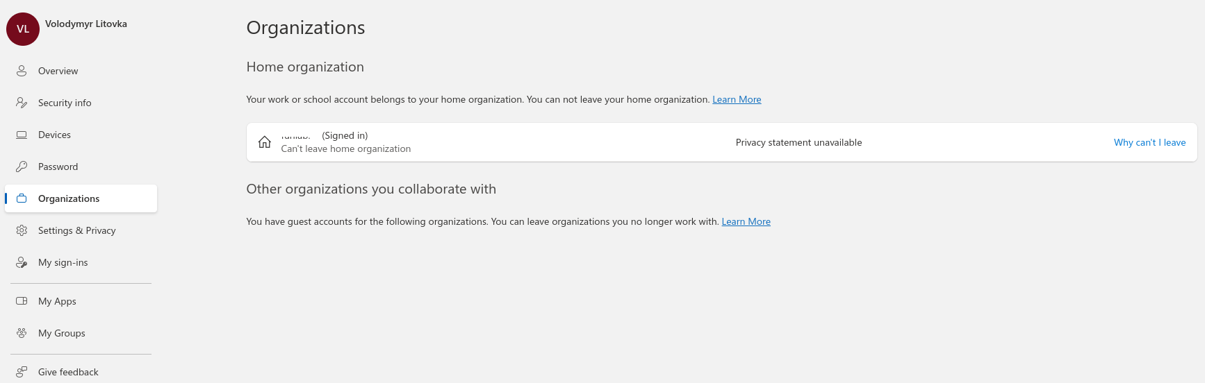 Organization membership - Microsoft Q&A