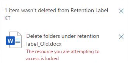 The resource you are attemping to access is locked. Can you please guide on how to resolve below ...