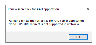 Renew SCCM CMG secret key failure - Microsoft Q&A