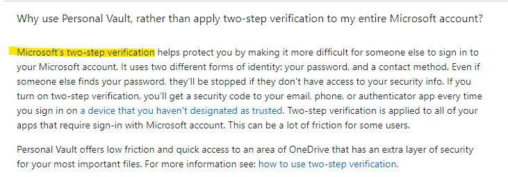 How do I only use my windows hello PIN to log into my personal vault on ...
