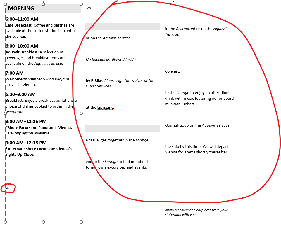 Whenever trying to edit one of my columns the other ones getting messed ...