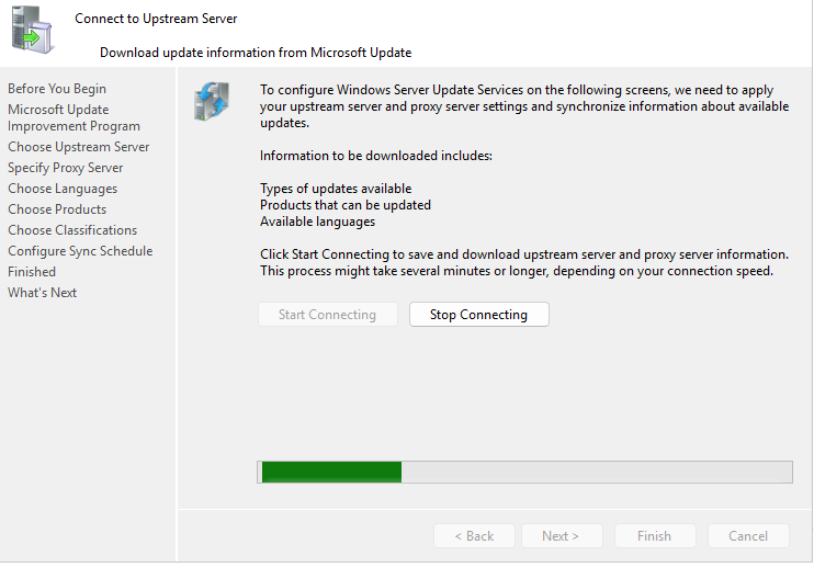 Windows Server 2025 Standard - WSUS - Synchronisation failing ...
