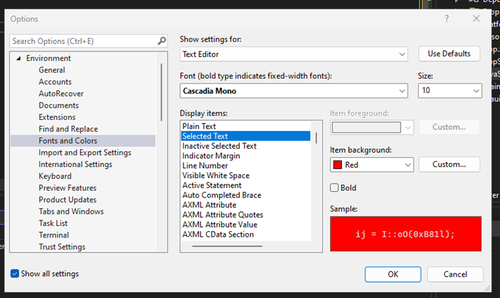 Brace matching broken in razor files - Microsoft Q&A