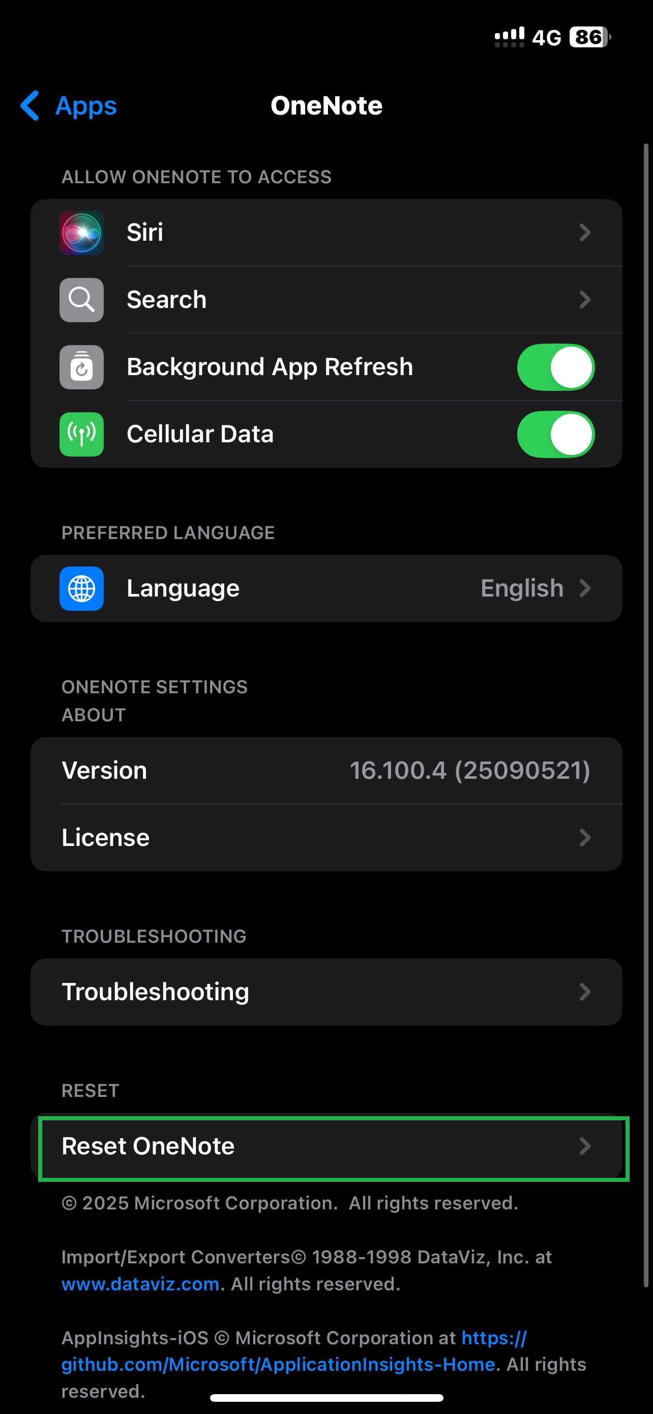iphone ios16.6 onenote不能同步 - Microsoft Q&A