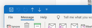 Up/Down arrows missing from updated Outlook - Microsoft Q&A