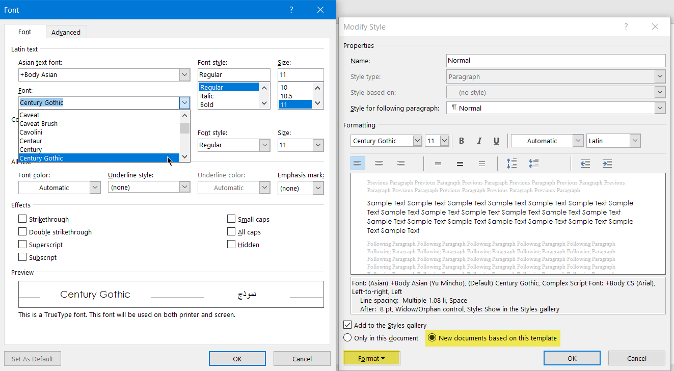 I've been trying to set SINGLE SPACE BETWEEN WORDS as default for my MS ...