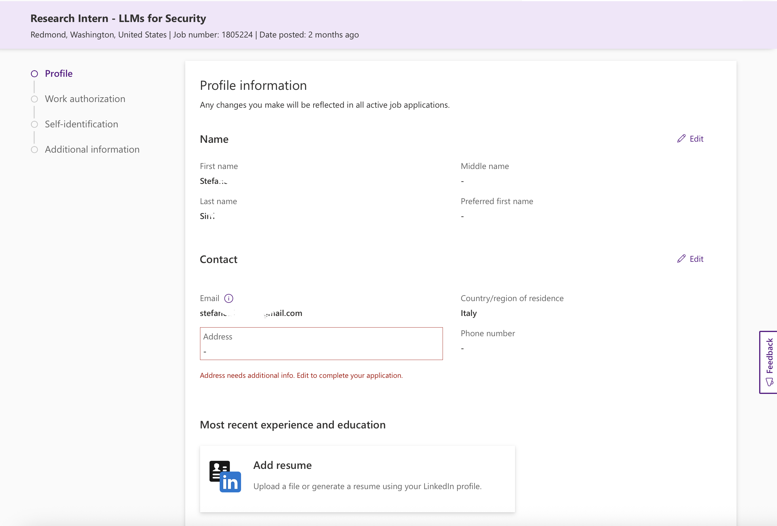 Microsoft Careers Portal – 'Create an Account' Link Redirects to Sample ...
