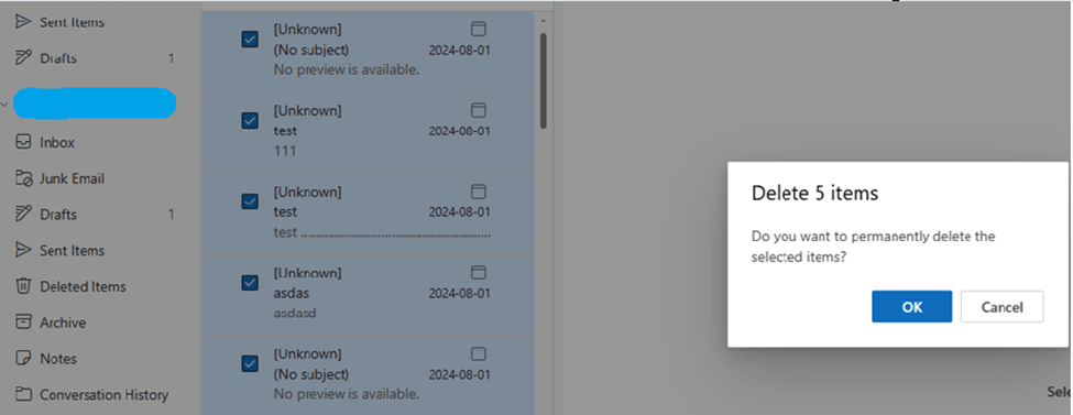 How to permanently delete "Recover items deleted from this folder" from outlook emails ...