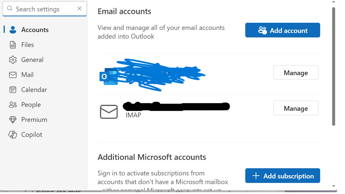 Mapping folders for IMAP account 2025 windows 11 - Microsoft Q&A