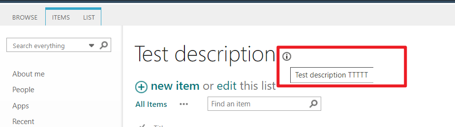 Microsoft Lists - Description of a new List - Microsoft Q&A