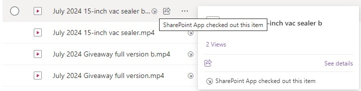 SharePoint App Checked Out This Item - Microsoft Q&A