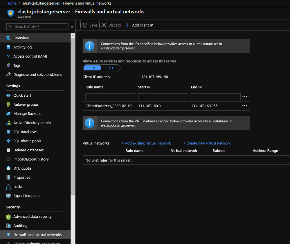 Azure Elastic Job Execution Failing Microsoft Qanda