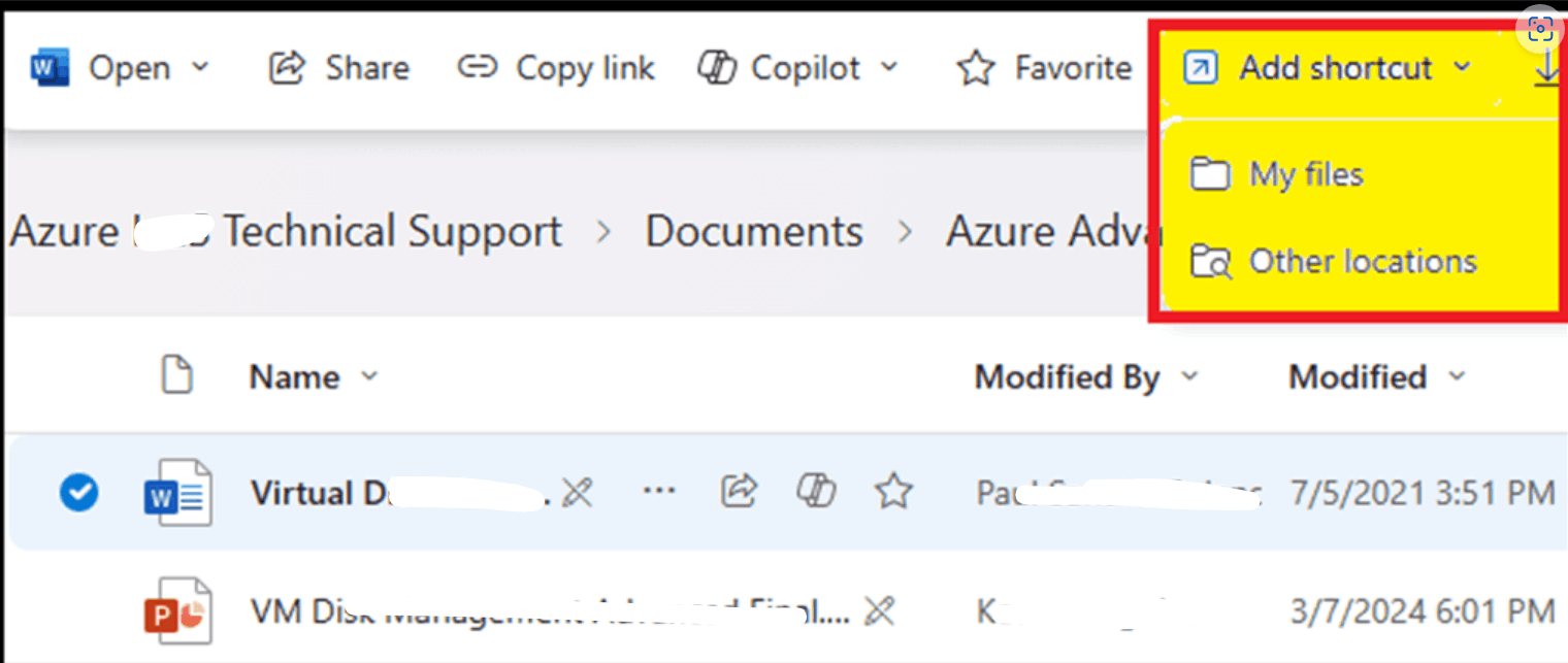 How can I see shared files in my OneDrive files - Microsoft Q&A