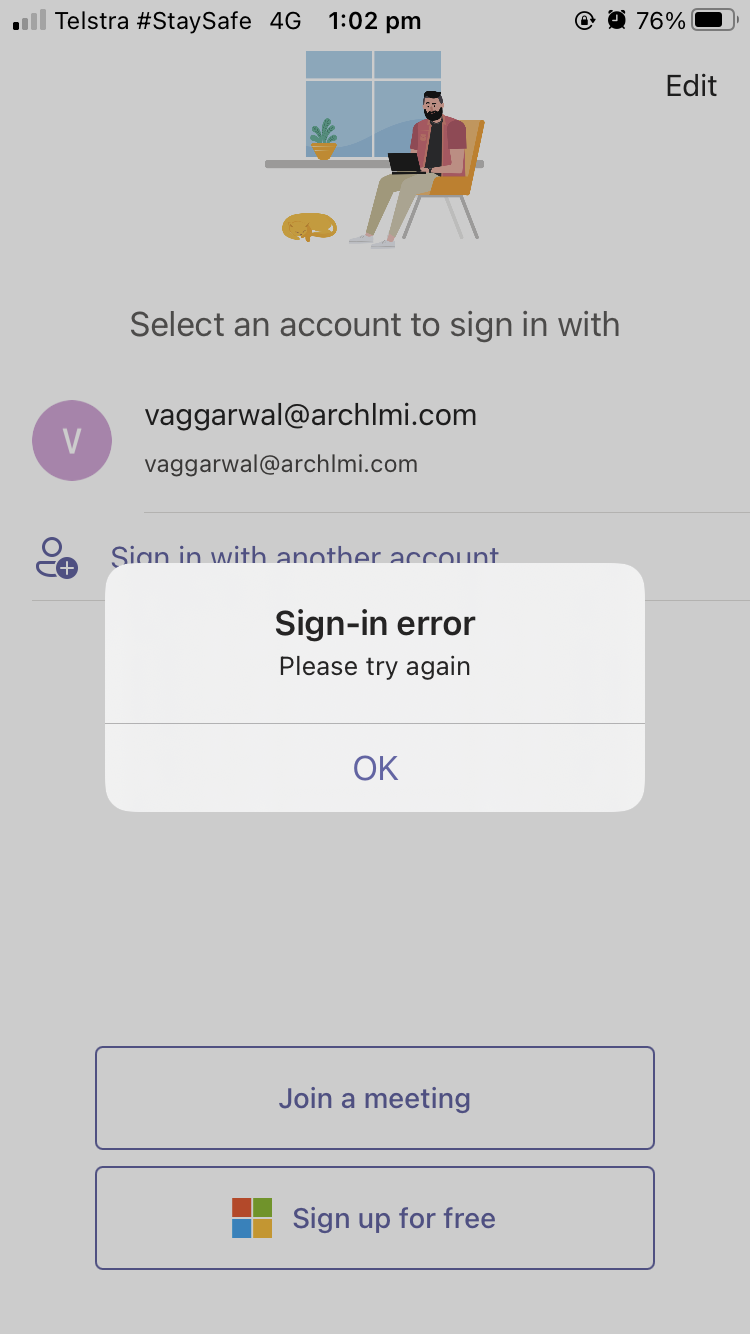 Teams - I am unable to sign-in and use Teams on my iPhone - Microsoft Q&A