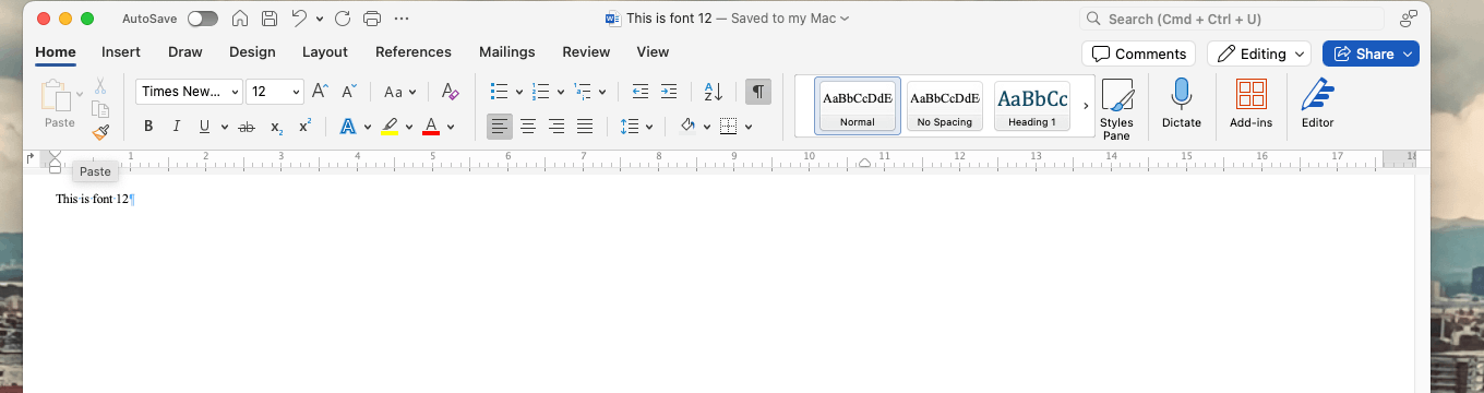 Word- Screen size on MacBook Pro - Microsoft Q&A