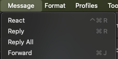 Reply all (Cmd+Shift+R) shortcut disappeared in Outlook - Microsoft Q&A