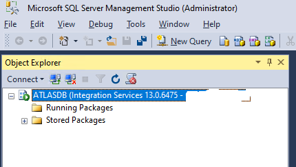 The SQL Server Management studio no longer shows running SSIS packages ...