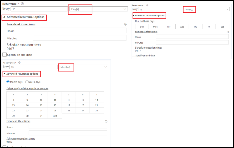 Azure Data Factory - Schedule stat and stop time each day - Microsoft Q&A