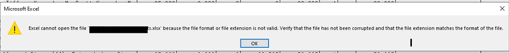 Excel throwing error when opening a shared file in Sharepoint ...