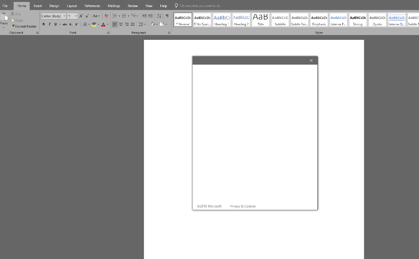 Blank Sign-in Screen in OneDrive - Microsoft Q&A