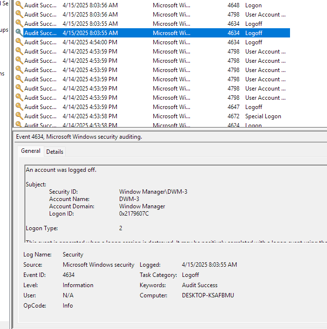 Excessive Events in Event Viewer on computer - Microsoft Q&A
