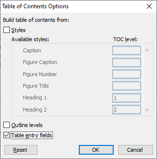Make figure title appear in table of figures, but not in caption ...