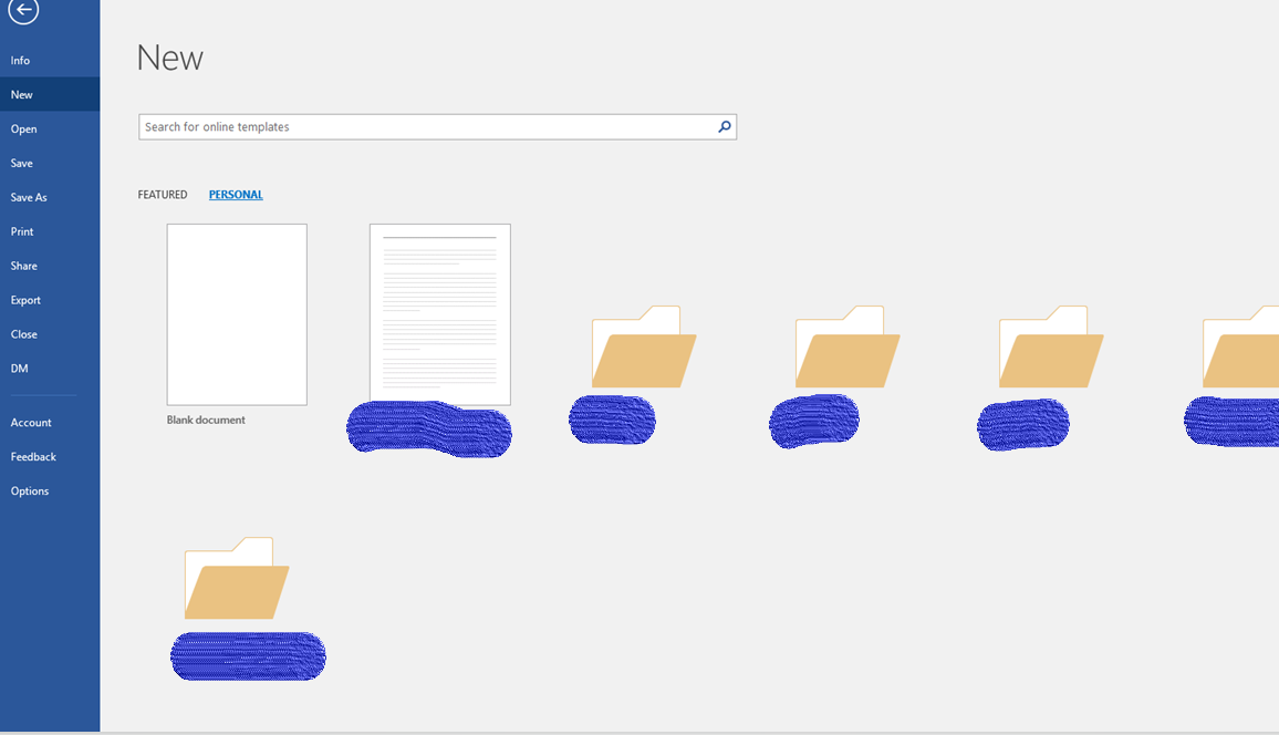 Folders within Personal Template Location - Word etc. - Microsoft Q&A