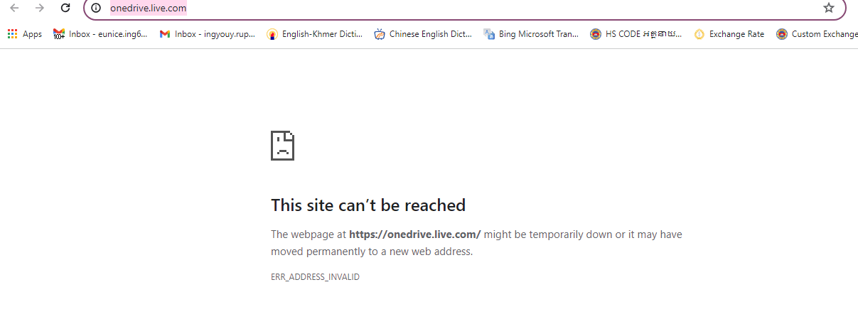 Onedrive icon is gray in taskbar, and i can't access to View Online ...