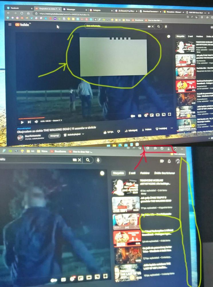 Weird bug / artifacts - Microsoft Q&A