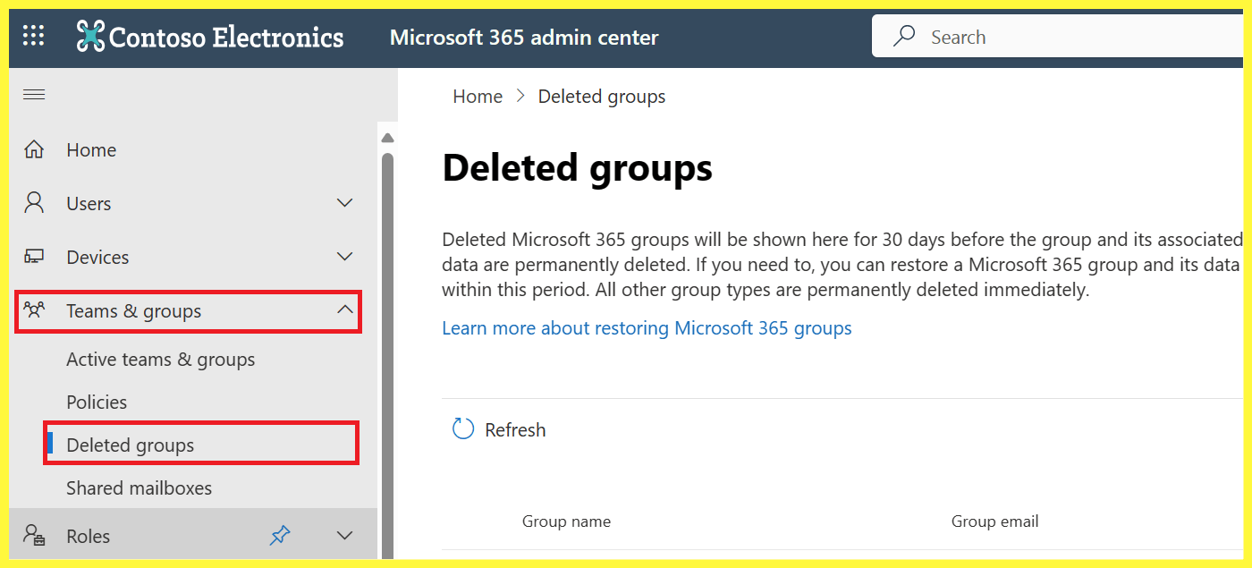 Deleted distribution list recovery - Microsoft Q&A