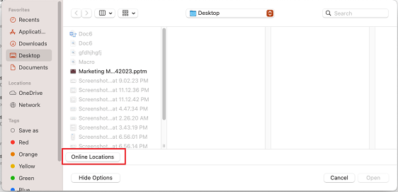 I am getting an "Upload Blocked" error message after opening a file ...