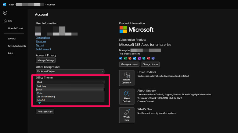 Outlook update changed how my emails appear - White background for the ...