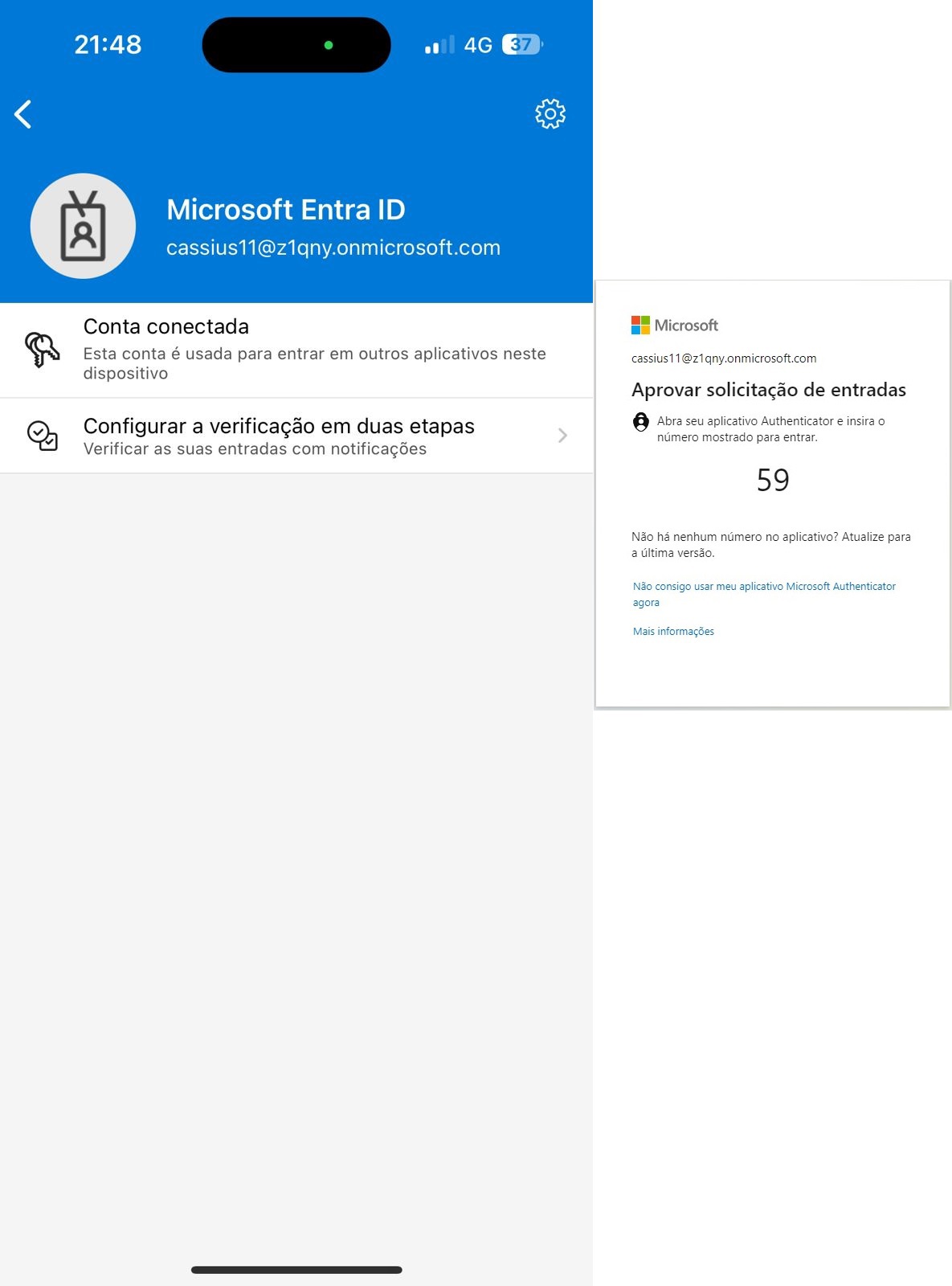 Problema para autenticar no developer - Microsoft Q&A