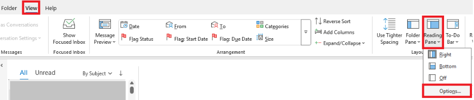 Outlook Badge Icon on Taskbar After Moving New Email to Folder ...