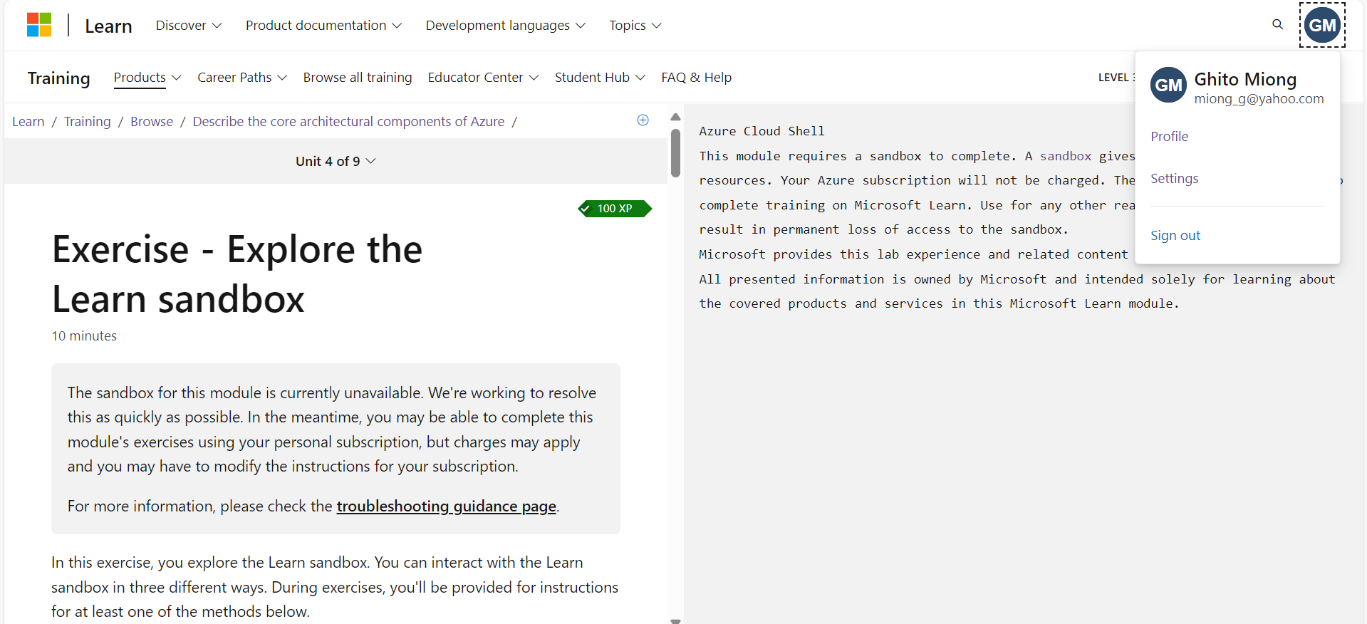 Azure training - Microsoft Q&A