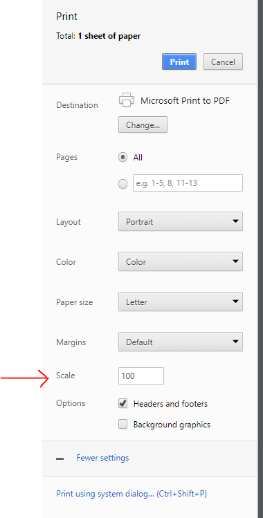 Enlarging email when printing. - Microsoft Q&A