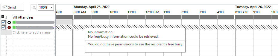 Calendar View : Working hours of executive-level managers are grayed ...