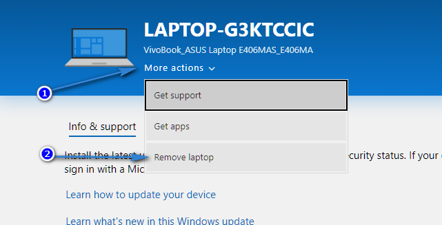 How do I remove a device from my Microsoft Account? - Microsoft Q&A