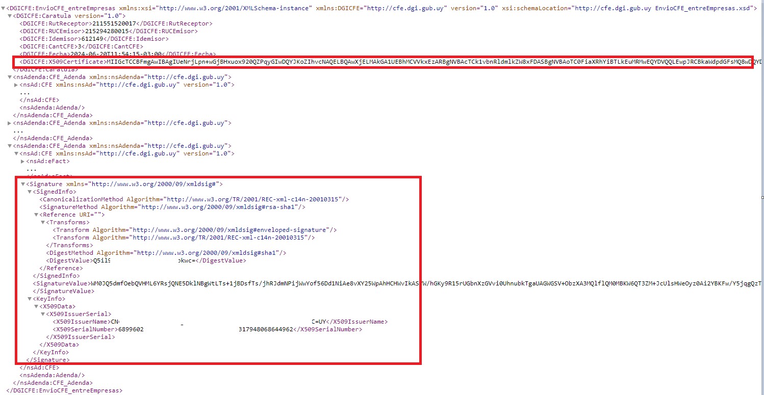 Error Verify Signature XML DGI UY always return false - Microsoft Q&A Error Verify Signature XML DGI UY always return false - Microsoft Q&A