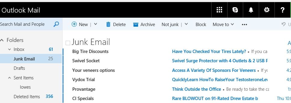No "Empty folder" button in Outlook Mail. - Microsoft Q&A