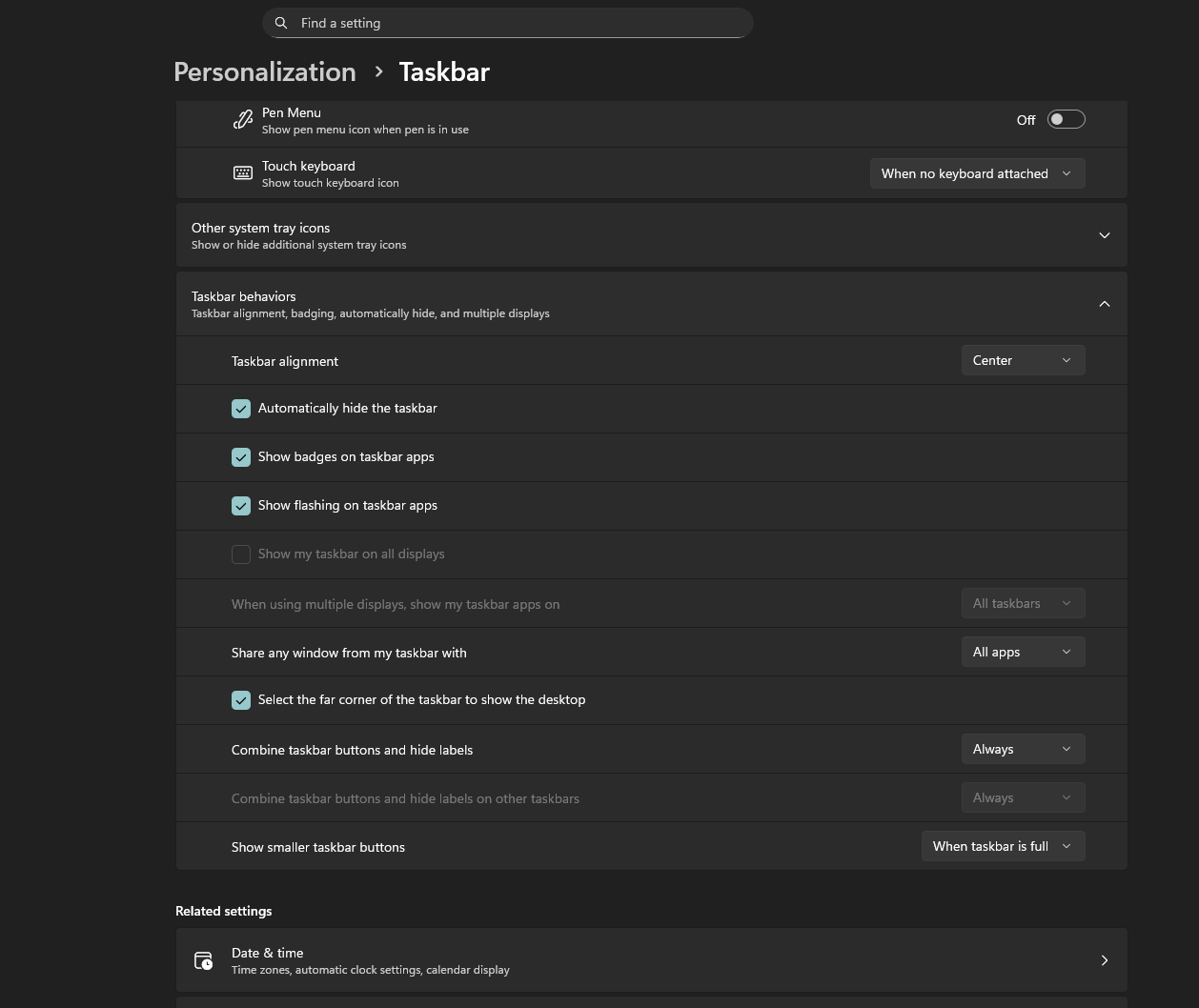Taskbar on second monitor doesn't have full icons - Microsoft Q&A