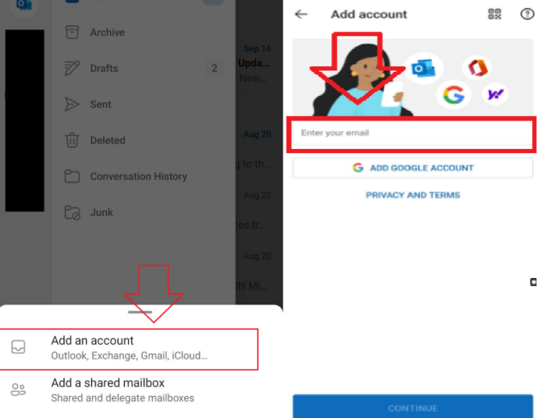 Outlook App on mobile phone Issue - Microsoft Q&A