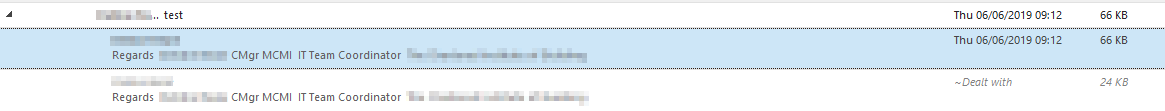 Outlook Conversations Settings > Show Messages from Other Folders ...