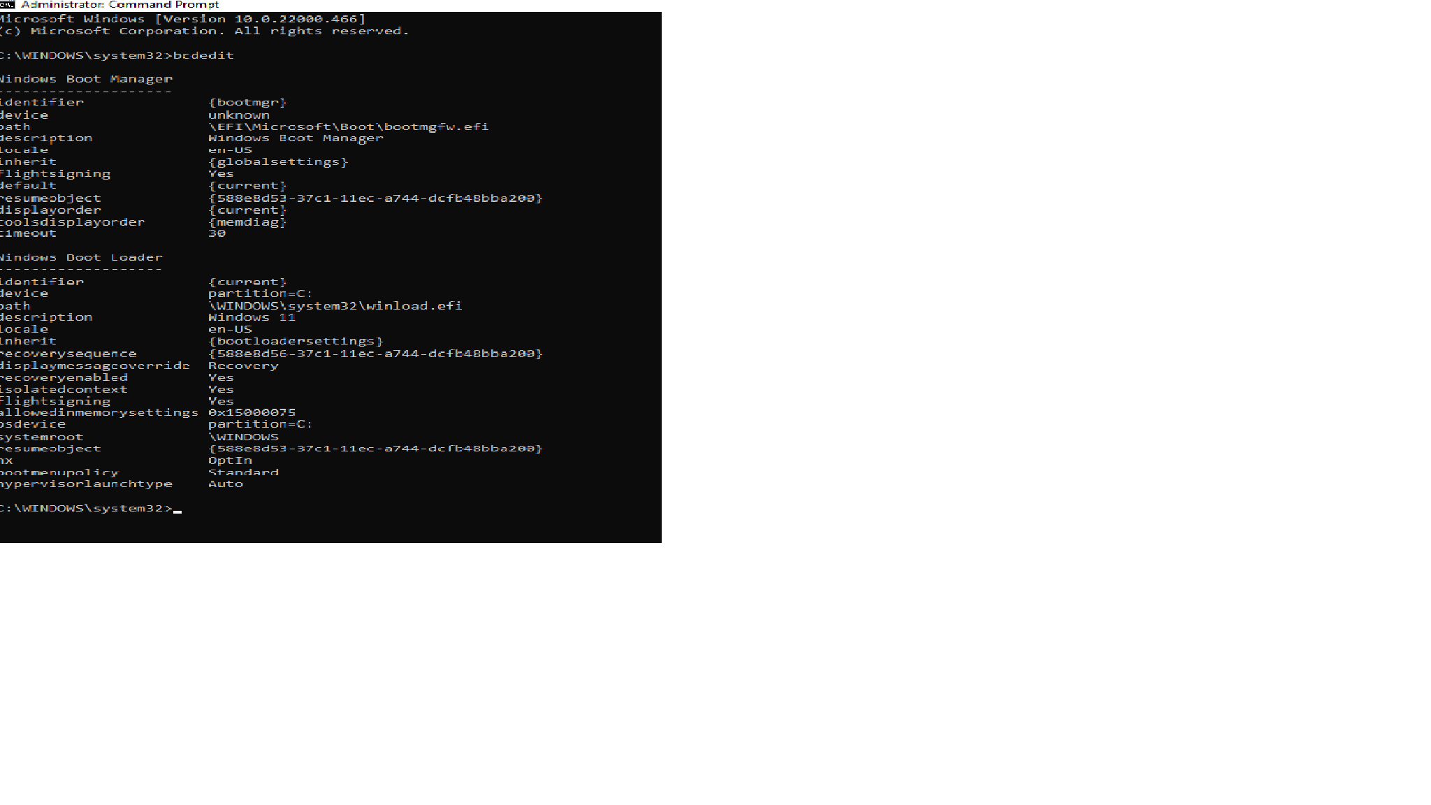 Windows 11 Bios UEFI Boot Menu - Microsoft Q&A