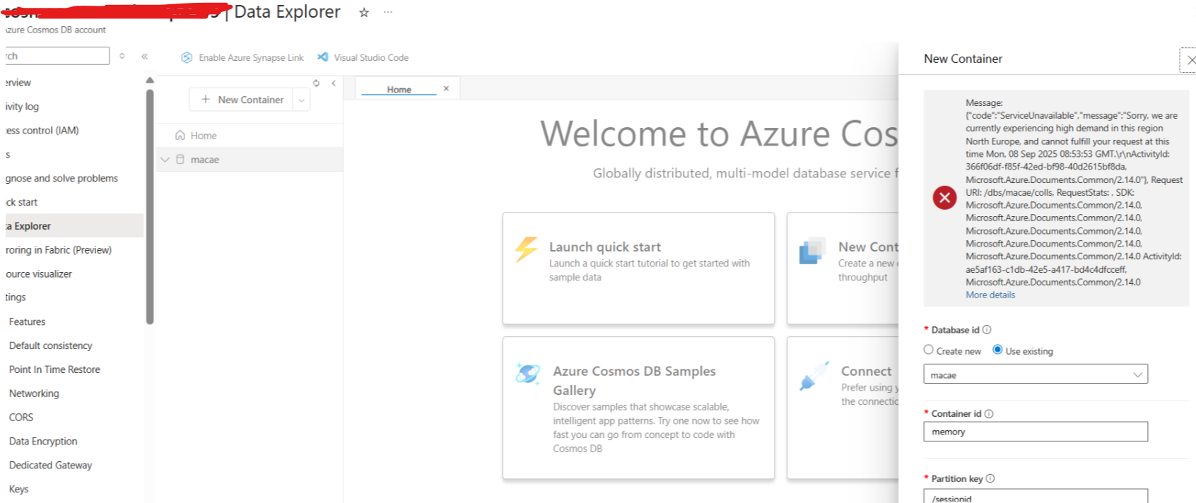 P1 Availability Zones option disabled in portal though documentation ...