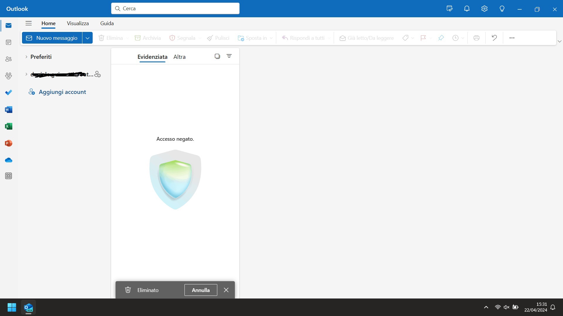 Outlook Access Denied - Microsoft Q&A