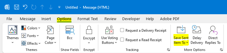 Why are sent emails not appearing in my sent items mailbox? - Microsoft Q&A