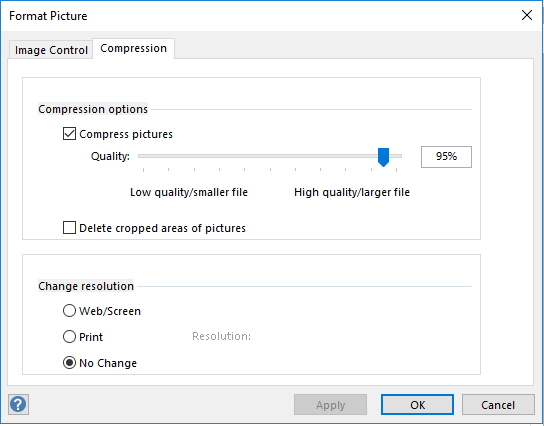 Export to PDF - how to maintain resolution of resized image inserted ...