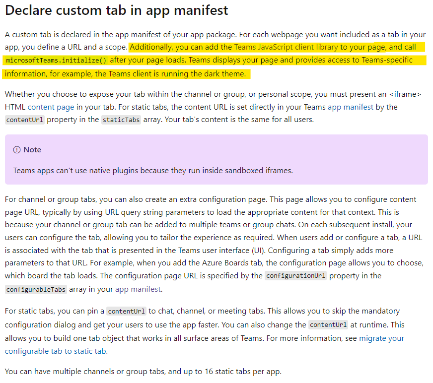 Failed reason: AppInitTimeout issue in Teams Custom App - Microsoft Q&A